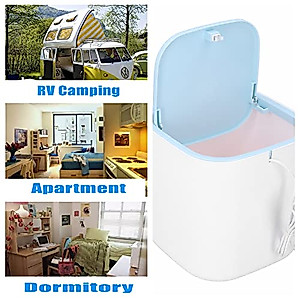 Small Washing Machine, Portable Mini Washing Machine, Three Layer, Washing Capacity 3.8lbs, USB Cable, Low Noise, for Dorms, Apartments, Camping