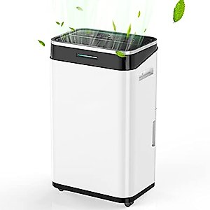 FREE VILLAGE Dehumidifier, 45 Pint (50 Pint Under 90°F/90% RH) Dehumidifiers for Home Up to 3500 Sq. Ft, Digital Control Panel, Auto Drainage, 24 Hr Timer, Dehumidifier for Basement, Bathroom, Bedroom