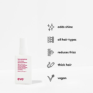 EVO Love Perpetua Shine Drop - Polishing Hair Gloss For All Hair Types - 50ml / 1.7fl.oz