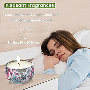 Scented Candles Gift Set for Women, 6 Pack Aromatherapy Candles for Home Scented, Natural Soy Wax Candles with Fragrance, Stress Relief, Gift for Birthday, Mother's Day, Christmas