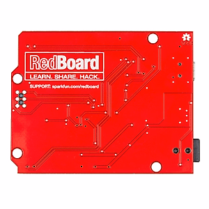 SparkFun RedBoard - Compatible with Arduino Breadboard-able Development Board w/ R3 Footprint Microcontroller Serves as Physical Computing Learning Platform Connect to Computer with USB Mini-B
