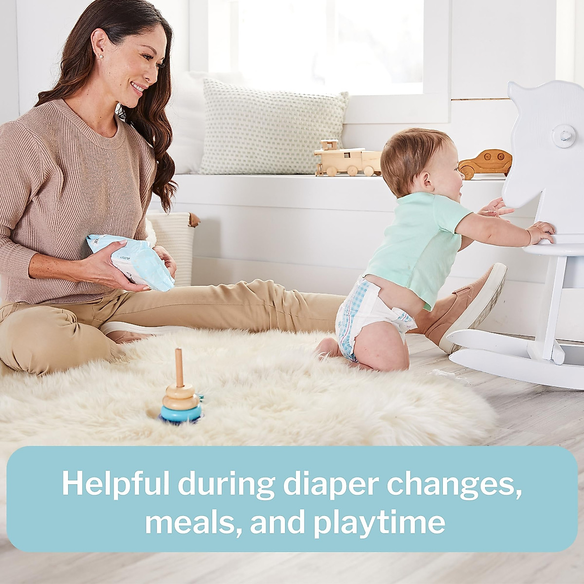 McKesson Baby Wipe with Aloe and Vitamin E, Unscented, Alcohol-Free, 72 Wipes, 12 Packs, 864 Total