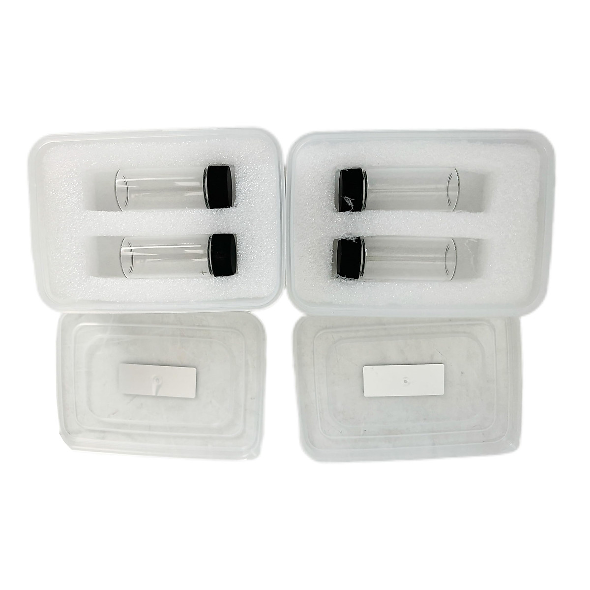 HFBTE Turbidimeter Turbidity Calibration Standard Formazin Solutions 400NTU 100ml with 4 Sample Bottles (Two Sets) Fast Delivery for Calibrating SGZ-B Series Turbidity Meters Turbidimeters