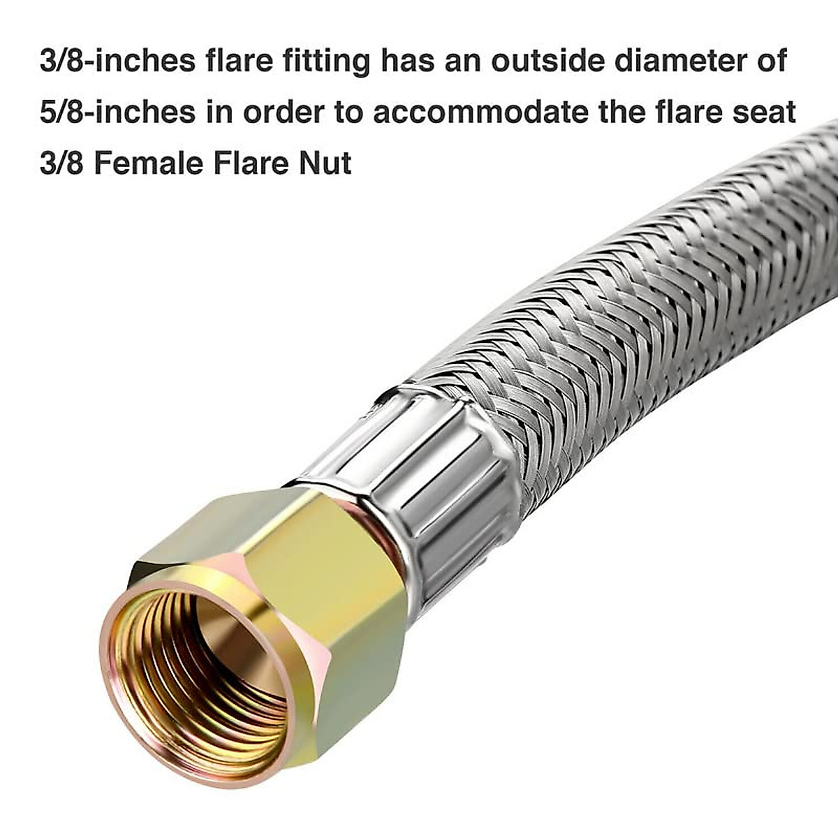 5 FT Propane Hose with Regulator - Gas Grill Regulator and Hose with Gauge - Propane Hose for Gas Grill, Gas Stove, FIRE Pit, Gas Griddle, Propane Stove - LP Hose