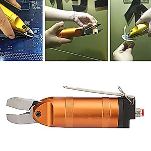 Air Scissors Pneumatic Nipper, 10mm/6.5mm Wire Diagonal Crimping Pliers HS30 Air Scissors Pneumatic Nipper Tool Cutting Pliers for Cutting The Plastic, Iron, Copper, Stainless Steel