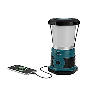Blazin' Sun 1500 Lumen | Led Lanterns Rechargeable with Power Bank | Hurricane, Emergency, Storm, Power Outage Light | 85 Hour Runtime (Teal)