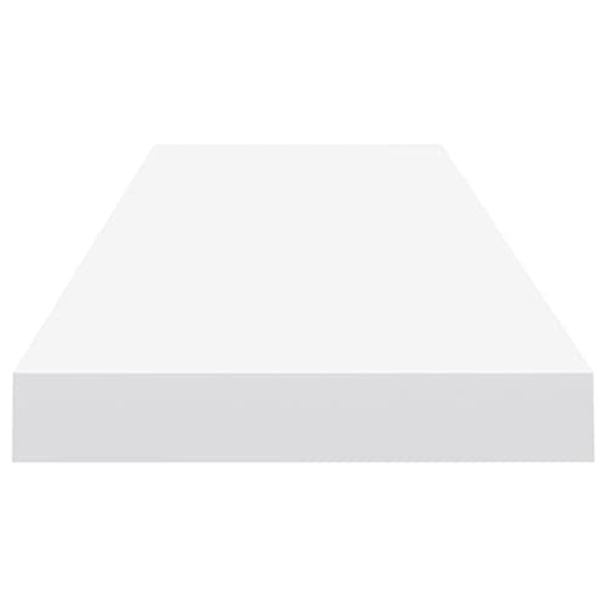 DiMorture Floating Shelves Set of 2, Wall Mounted Storage Shelves, MDF Wall Shelves, Sturable & Durable Hanging Shelves Display Rack for Bedroom Living Room White(35.4 x 9.3 Inch)