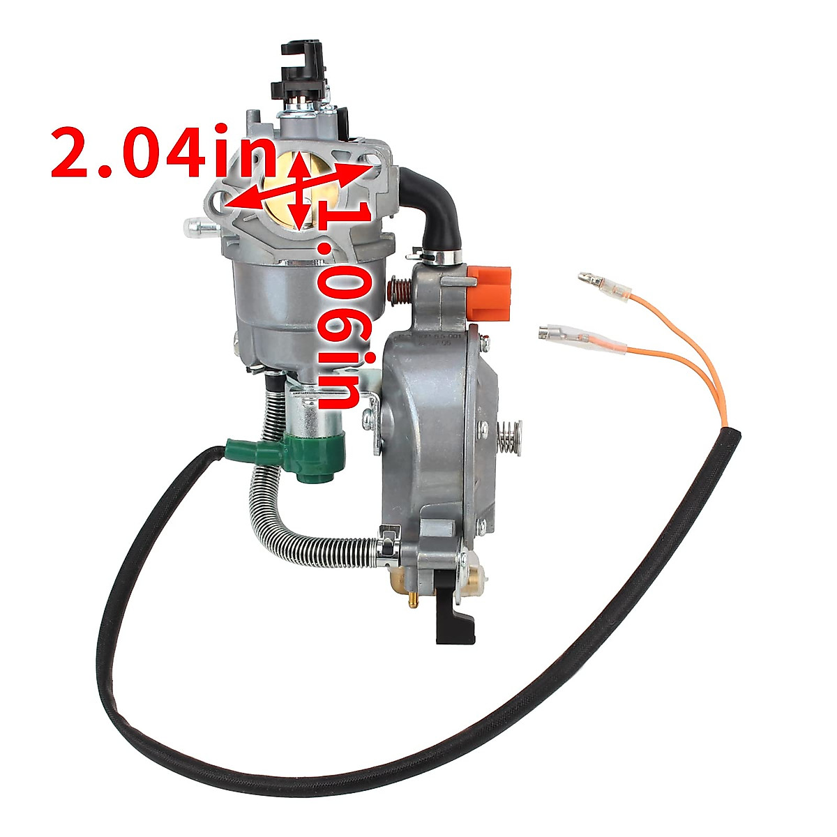 partszen GX390 188F Carburetor for Gasoline Generator 4.5-5.5KW with Manual Choke Gasket Spacer Insulator For Champion 100153 100165 100296 Engine,Upgrade