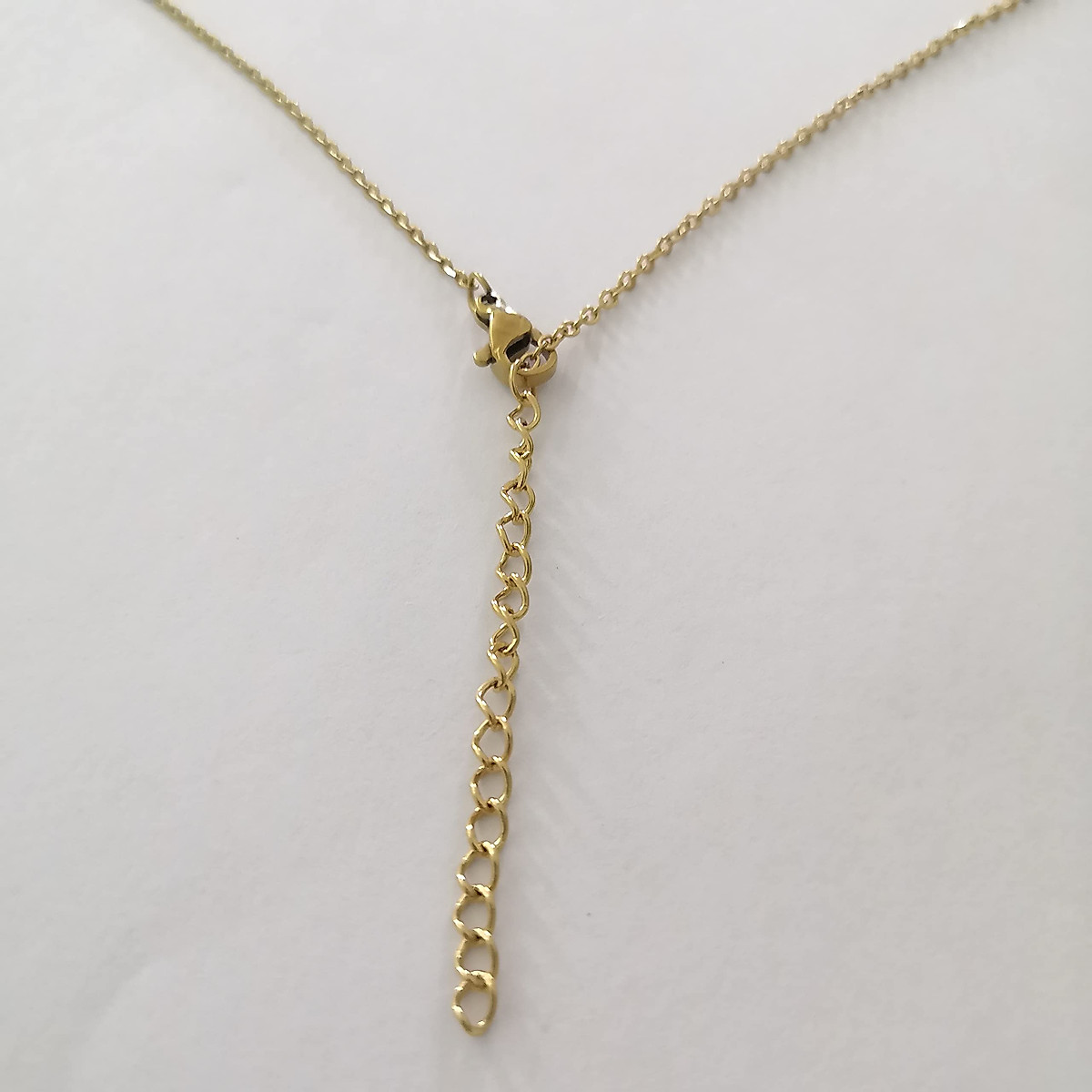 RONKAHSHOW Alayna Custom Pendant Name Necklace Customized Personalized 18K Gold with Heart Necklace Best Gift for Women New Year Birthday Mother’s day Christmas wedding Party Gold