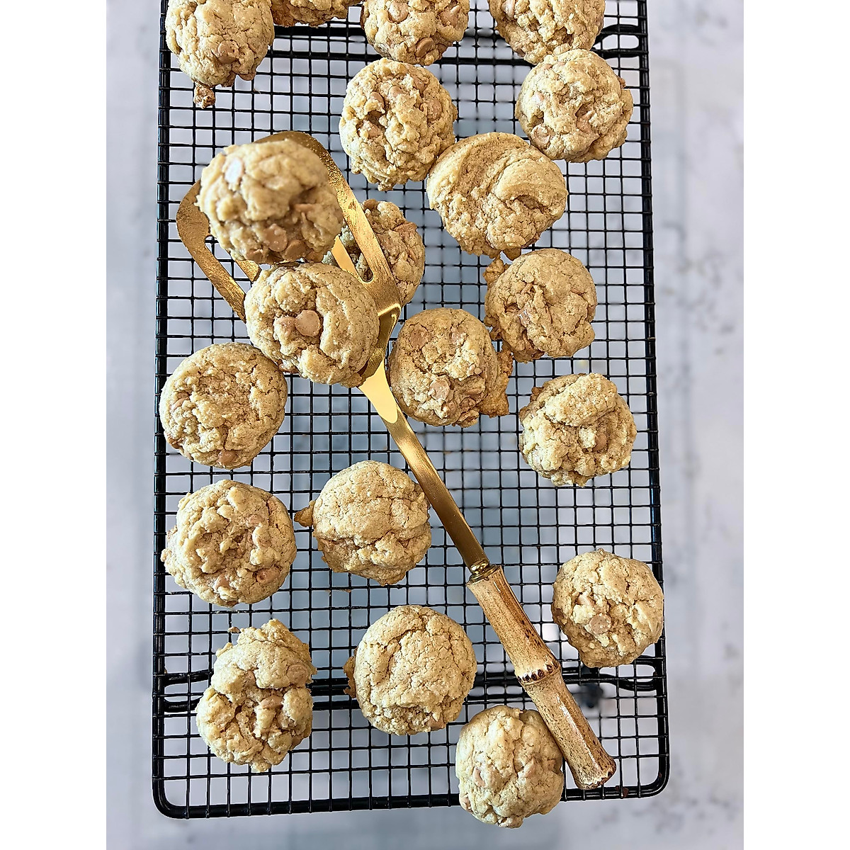 Bamboo Stainless Steel Cooking Tools Utensils Stainless - Brass/Gold Cooking and Serving Utensils - Gold Kitchen Utensils - Bamboo Wood Handled Gold Kitchen Utensils For Gold Kitchen