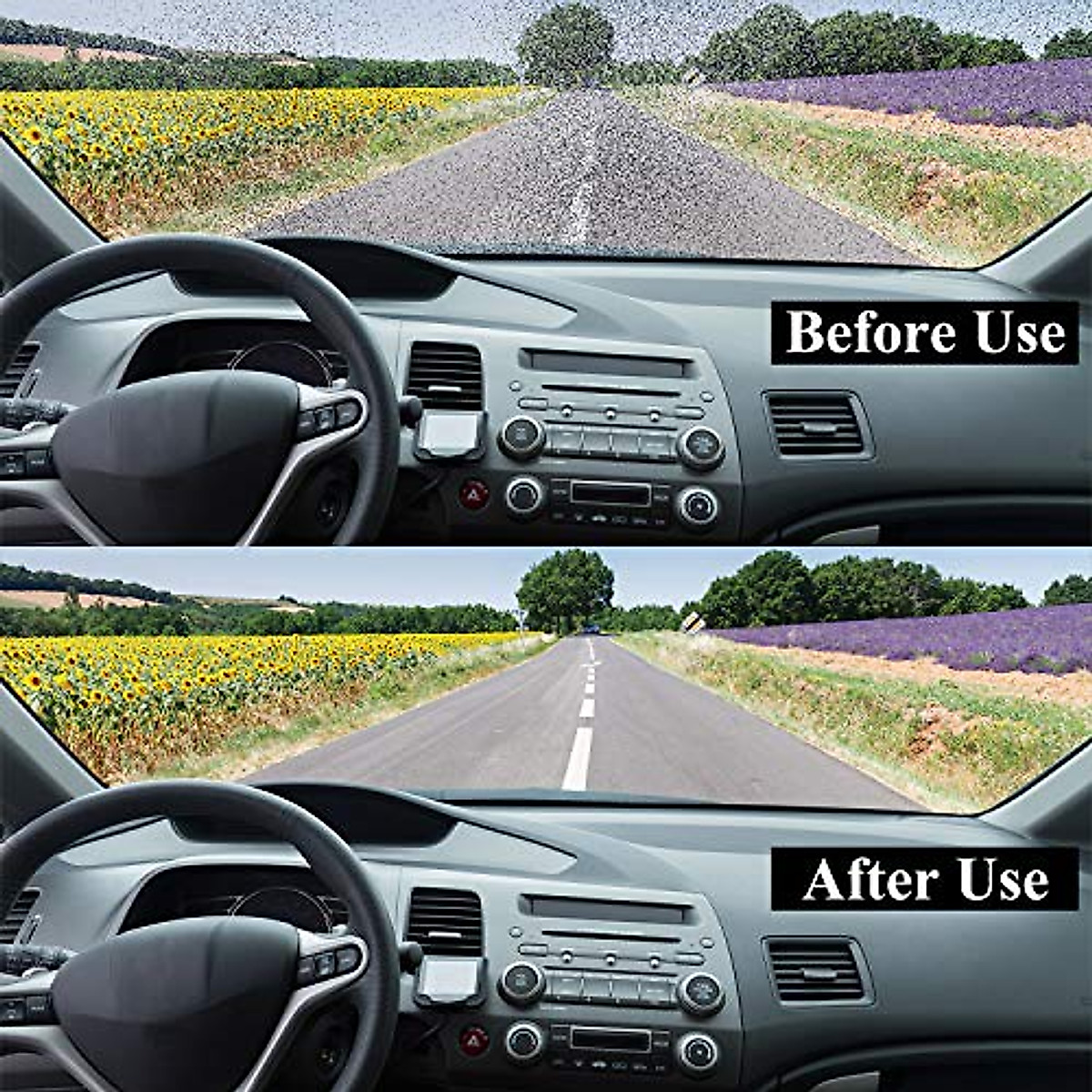 Boao 100 Pieces Car Windshield Glass Concentrated Washer Tablets Solid Car Effervescent Tablets Glass Solid Wiper Cleaning Tablets for Car Kitchen Window