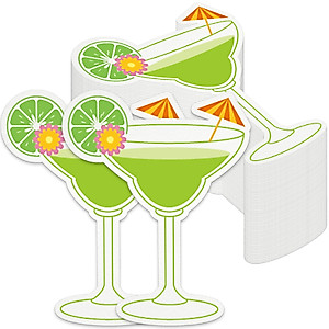 100 PCS Martini Margarita Napkins Bachelorette Fiesta Decorations Martini Margarita Bar Birthday Party Dessert Napkins for Mexican Fiesta Carnival Bachelorette Bridal & Baby Shower Party Supplies