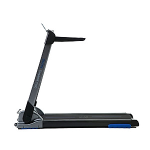 OVICX Portable Foldable Compact Home Treadmill with Shock Absorption with Bluetooth Connectivity, Fitness Tracking App, and Pulse Sensors