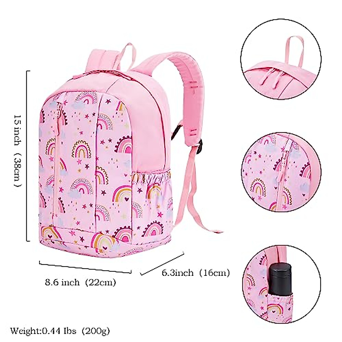 NICE CHOICE Toddler Backpack for Boys and Girls, Ideal kids backpack for Preschool and Kindergarten (Pink Unicorn)