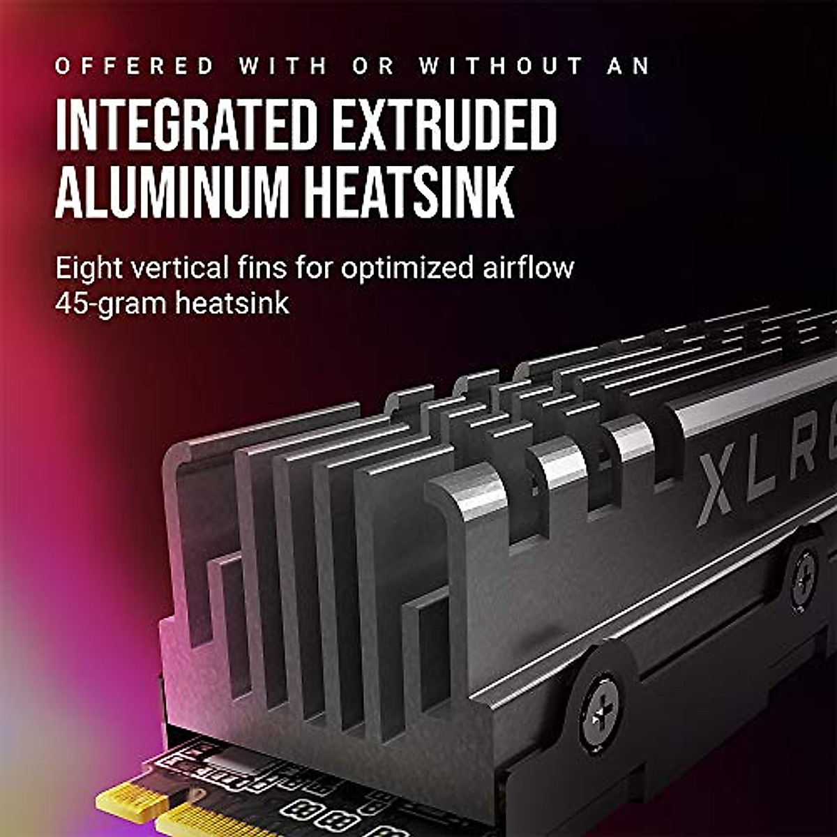 PNY XLR8 CS3140 1TB M.2 NVMe Gen4 x4 Internal Solid State Drive (SSD) with Heatsink - M280CS3140HS-1TB-RB