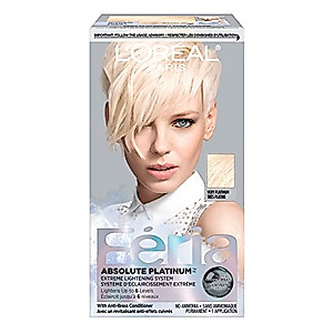 L'Oreal Paris Feria Multi-Faceted Shimmering Permanent Hair Color, Very Platinum, Pack of 1, Hair Dye