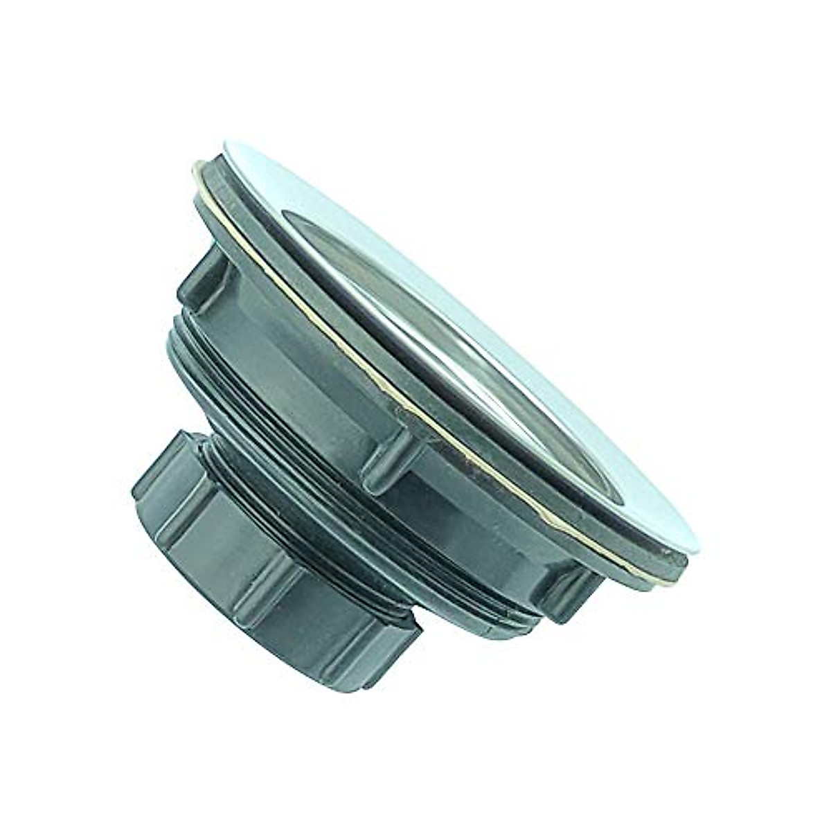 Basket Strainer 4 Inch Kitchen Sink Steel Drain with ABS Base and Removable Strainer Assembly, For American Standard Kitchen Sink With 3-1/2 Inch Drain Hole