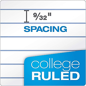 Oxford Composition Notebooks, College Ruled Paper, 9-3/4 x 7-1/2 Inches, 100 Sheets, Black, 6 Pack (63767)