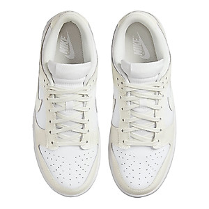 Nike Women's Dunk Low shoes, White/White/White, 7