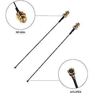 AX210NGW DTK WiFi Card WiFi 6E Supports 6GHz, 2230, 2x2 AX+BT 5.3+Tri-Band, Includes RF Cable (11 inch), 5dBi High Gain Antennas and Low-Profile Brackets