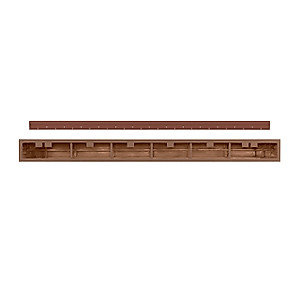Pearl Mantels ARYB72NCL Non-Combustible Mantel Shelf, Little River, 72" L x 9" D x 5" H, for use Indoors and Out, This Mantel can take The Heat