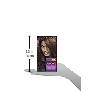 Clairol Age Defy Permanent Hair Dye, 5R Medium Auburn Hair Color, Pack of 3
