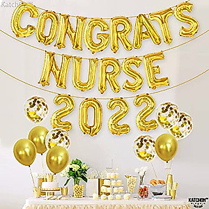 Congrats Nurse Balloons 2022 - Nurse Graduation Decorations | Congrats Nurse Party Decorations | Nurse Graduation Balloons for Nurse Graduation Party Decorations 2022 | Nurse Decorations for Party