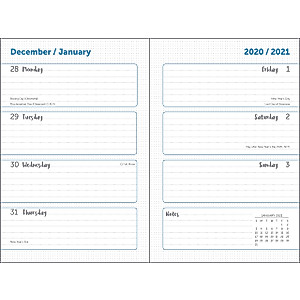 2021 Weekly To-Go 5x8 Wire-o Succulents Plastic