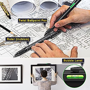 Gifts for Men Dad Him, 9 in 1 Multitool Pen Set for Husband Boyfriend Father Grandpa, Birthday Valentines Day Gifts for Men Who Have Everything Unique Tech Gifts Cool Gadgets from Daughter Wife Son