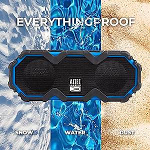 Altec Lansing IMW479 Mini LifeJacket Jolt Heavy Duty Rugged Waterproof Ultra Portable Bluetooth Speaker up to 16 Hours of Battery Life, 100FT Wireless Range and Voice Assistant (Royal Blue)