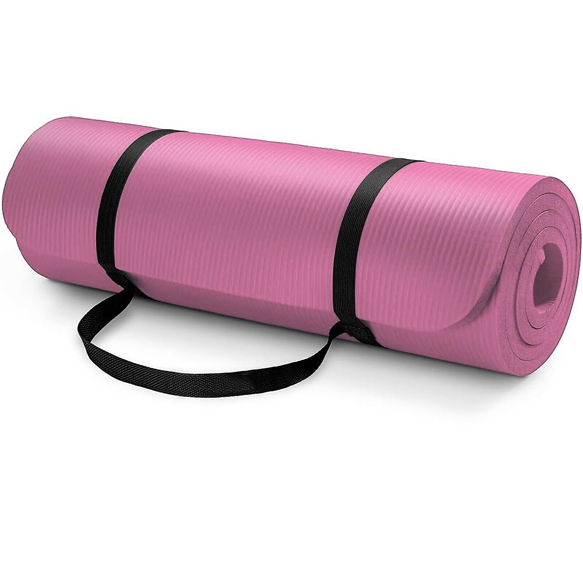 Vandue AUM High-Density HD Foam Tech Yoga Exercise Mat - 72" x 24" x 0.4" (Pink)