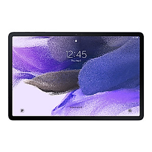 SAMSUNG Galaxy Tab S7 FE 2021 Android Tablet 12.4” Screen WiFi 64GB S Pen Included Long-Lasting Battery Powerful Performance, Mystic Black (Renewed)