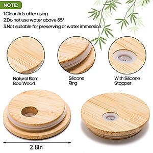 WUWEOT 6 Pack Sublimation Glass Cans, 18 Oz Frosted Sublimation Blanks, Reusable Wide Mouth Mason Jar Tumbler Cups, Beer Can Shaped Glass with Straw and Brush for Iced Coffee, Juice, Soda