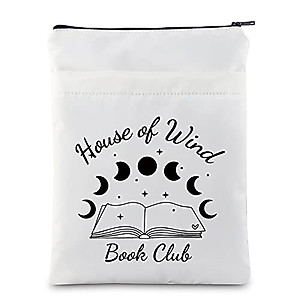 MNIGIU Bookworm Gift House of Wind Book Sleeve Velaris Gift Acotar Book Protector Cover Book Lover Gift Booktok Merchandise (House of Wind)