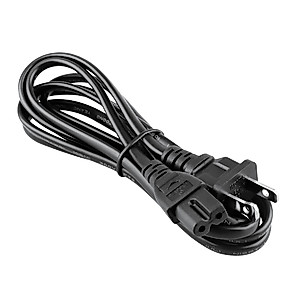 Jantoy AC in Power Cord Outlet Socket Cable Plug Lead Compatible with Panasonic Sony PlayStation ETC 195, Sony PlayStation PS1 & Sony PlayStation PS2