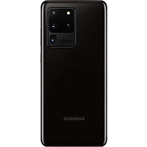 Samsung Galaxy S20 Ultra G988B 128GB GSM Unlocked Android Smartphone (International Variant/US Compatible LTE) - Cosmic Black (Renewed)