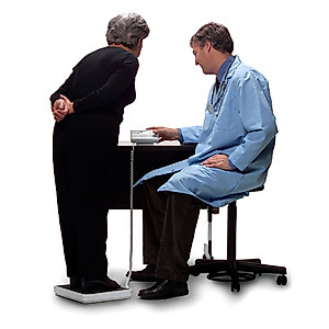 Health o meter 349KLX Digital Scale, Remote Display, Capacity 400 lb, Resolution 0.2 lb, 12-1/2" x 12" x 1-7/8" Platform