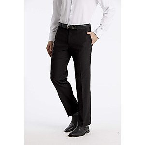 Calvin Klein Men Modern Fit Dress Pant, Black, 30W x 34L
