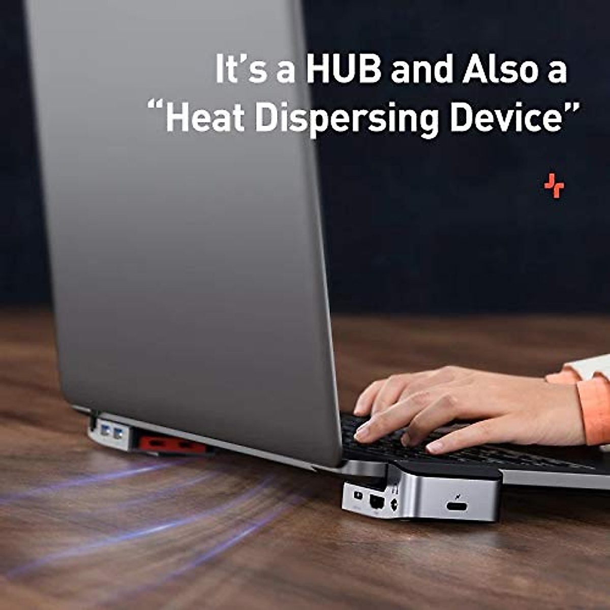 SHYPT USB C HUB to HDMI-Compatible USB 3.0 USB HUB USB Splitter Combined RJ45 Holder 9 in 1 Type C HUB