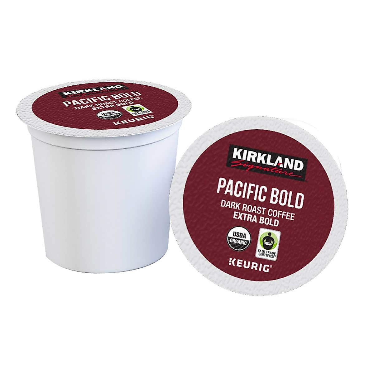 Kirkland Signature Coffee Organic Pacific Bold K-Cup Pod, 120 Count (2 Pack)