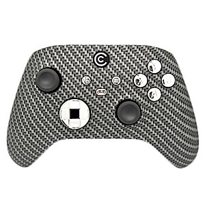Designer Series Custom Wireless Controller for PC, Windows, Series X/S & One - Multiple Designs Available (Carbon Fiber & Silver Chrome inserts)