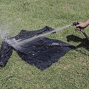 Yardbird Butchering Apron, Durable Waterproof Material, Full Length Sleeves, Elastic Cuffs, Two Adjustable Straps, Easy to Clean, One Size Fits Most, 373120010410,Black