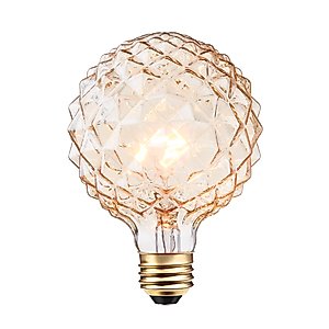 Globe Electric 84637 Designer 40W Crystal Design Bulb