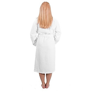 Luxury Terry Cloth Bathrobe - Premium Hotel Robes Made with 100% Turkish Cotton (X Large)