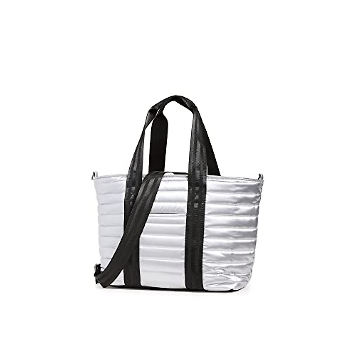 Think Royln Women's Wingman Bag, Silver Liquid, One Size