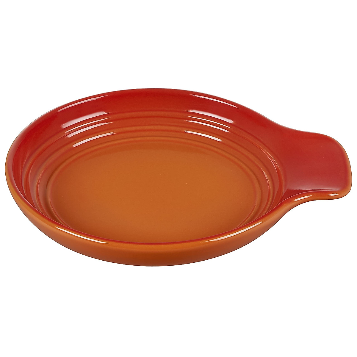 Le Creuset Signature Stoneware Spoon Rest, 6 Inches, Flame