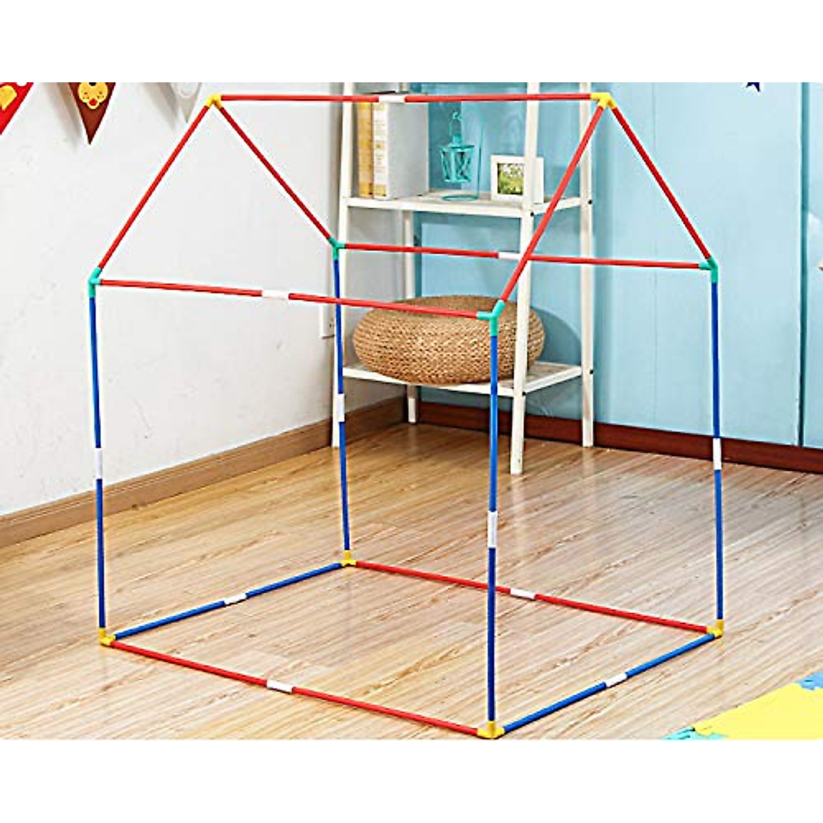 POCO DIVO Astronaut Space House, Indoor Outdoor Rocket Ship Toddler Play Tent, Foldable Spaceship Children Camping Tents, Kids Pretend Star Observatory Playhouse