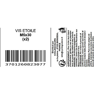 2X Cross Hand KNOB Threaded Bolt Plastic Head M5 M6 Fastener Butterfly Wing Screw (M5x30)