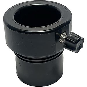Generic Umbrella Pole Stabilizer Reducer Adapter for Baja Deck Pool Sleeves, Black, 3" Tall