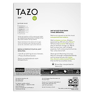 TAZO Tea K-Cups, Green Tea Zen, 22 Pods